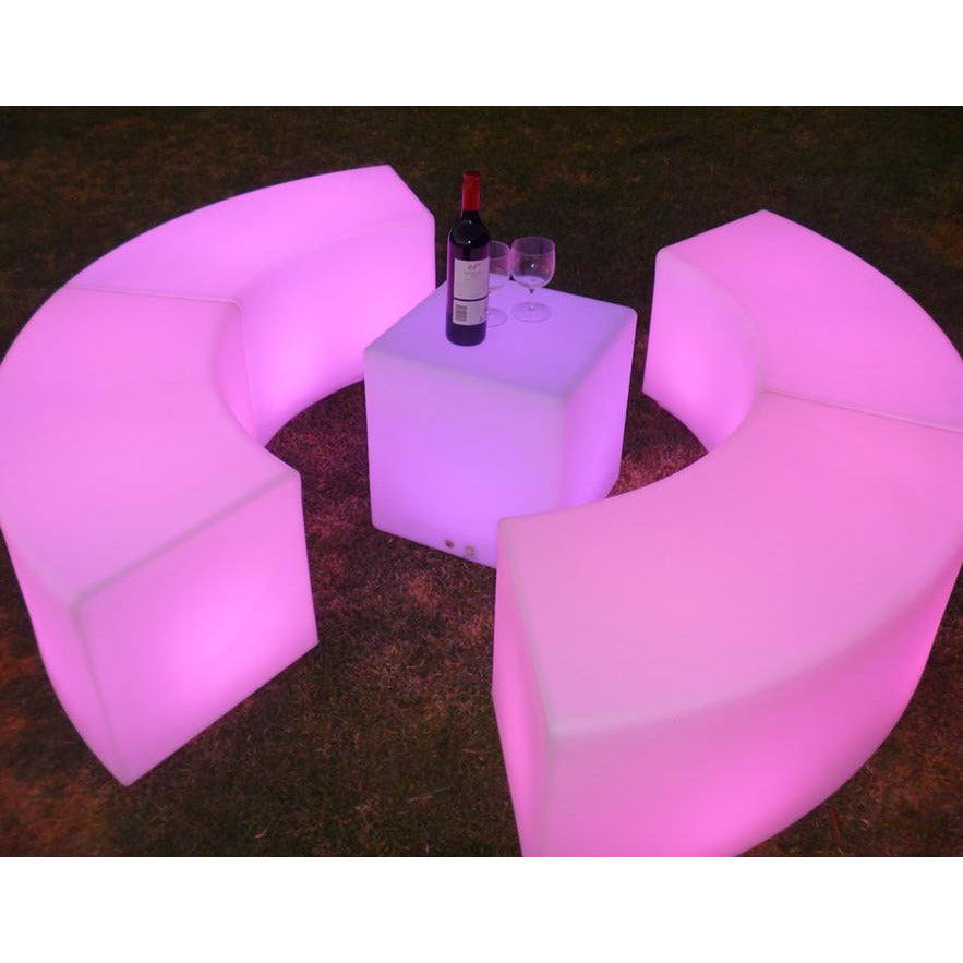 Glow Bench – Rosy Events Hire