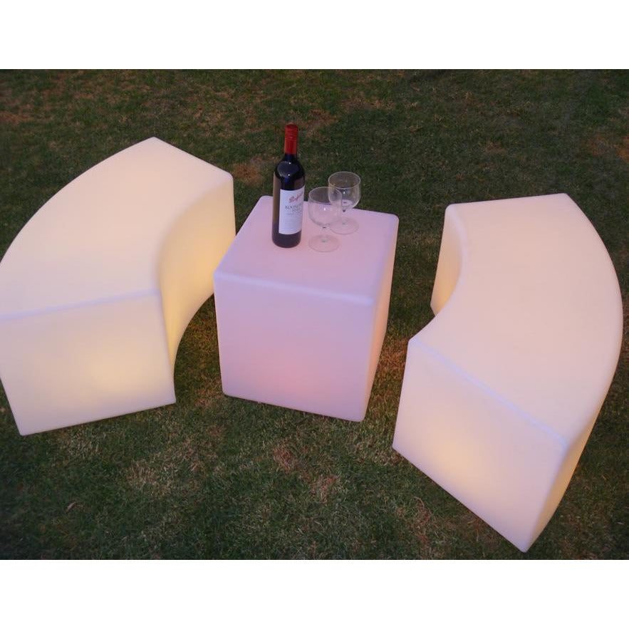 Glow Bench – Rosy Events Hire